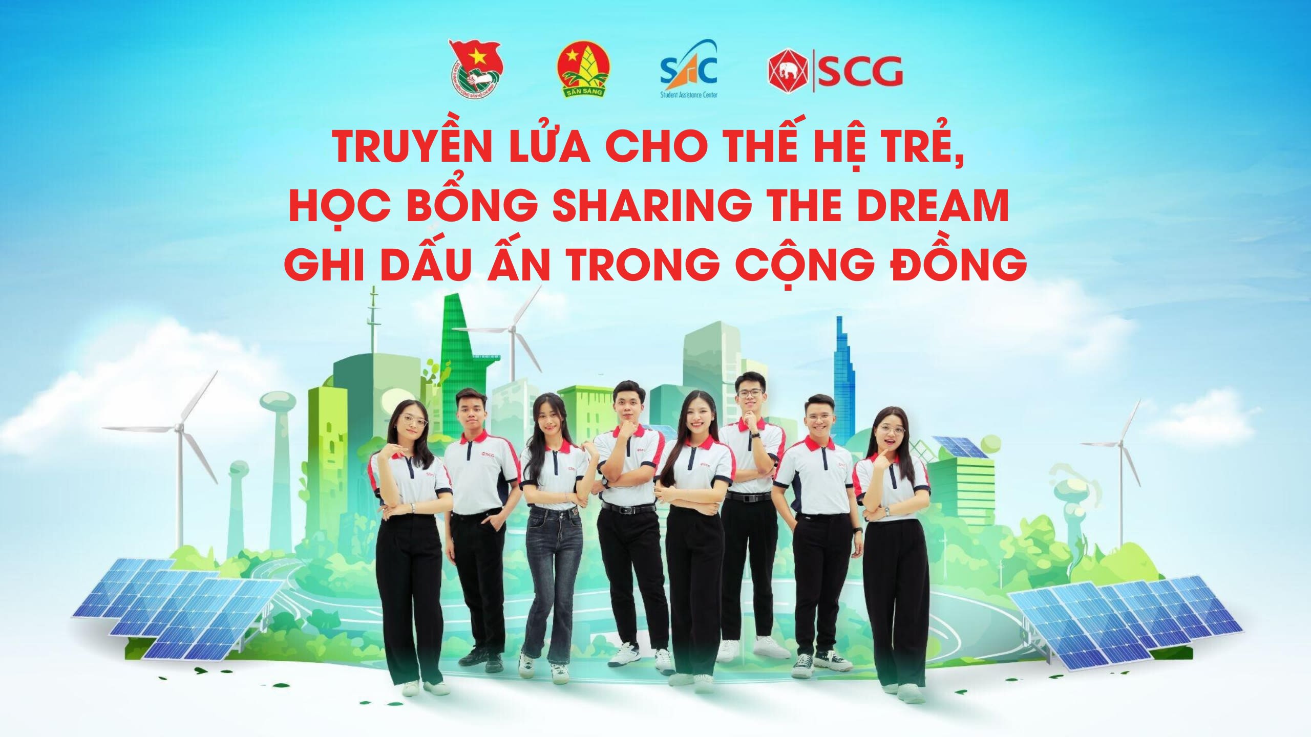 Truyền lửa cho thế hệ trẻ, học bổng Sharing the dream ghi dấu ấn trong cộng đồng