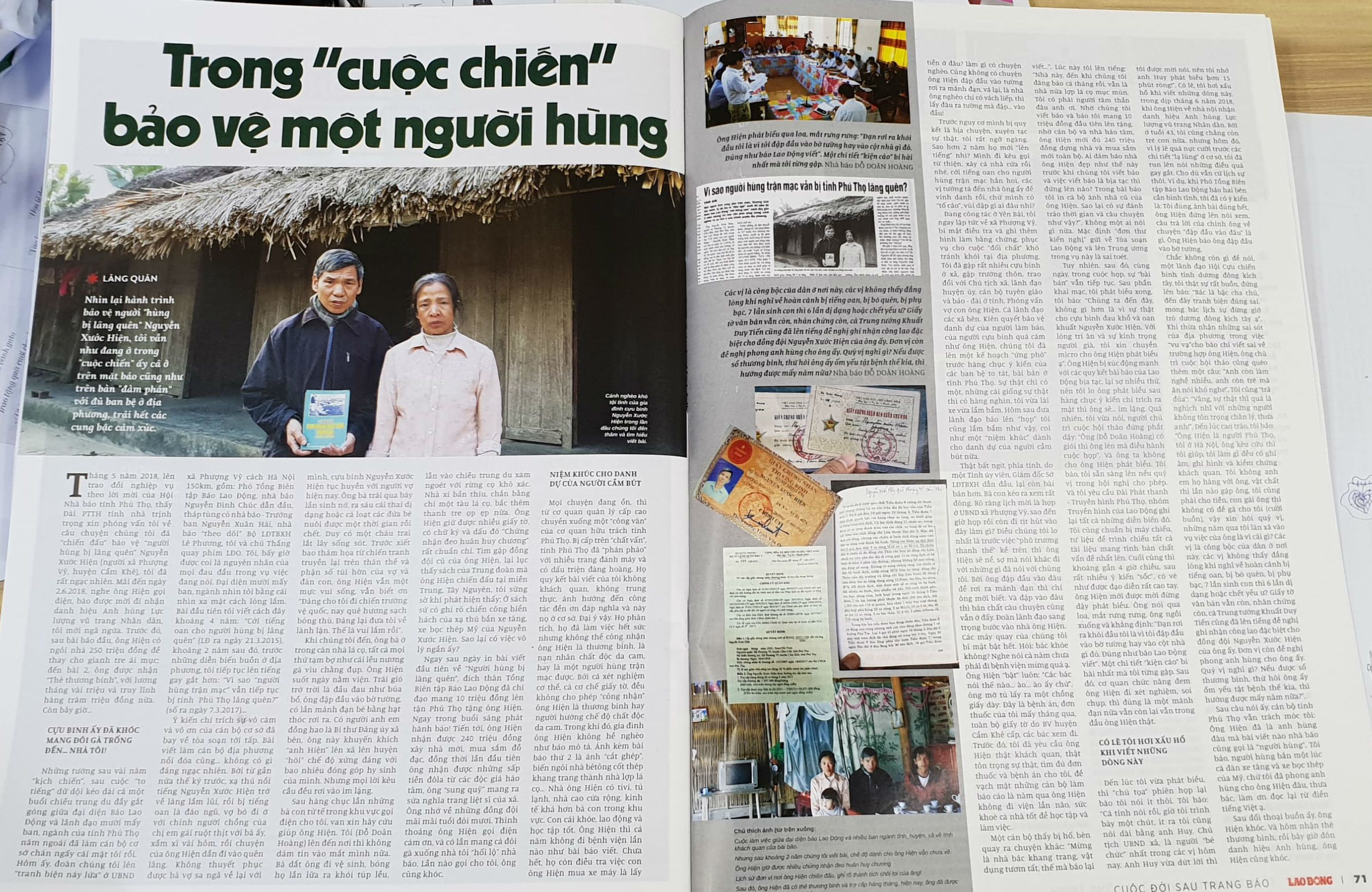 Nhà báo Đỗ Doãn Hoàng: Thước đo cao quý nhất là… đã cống hiến được gì cho xã hội