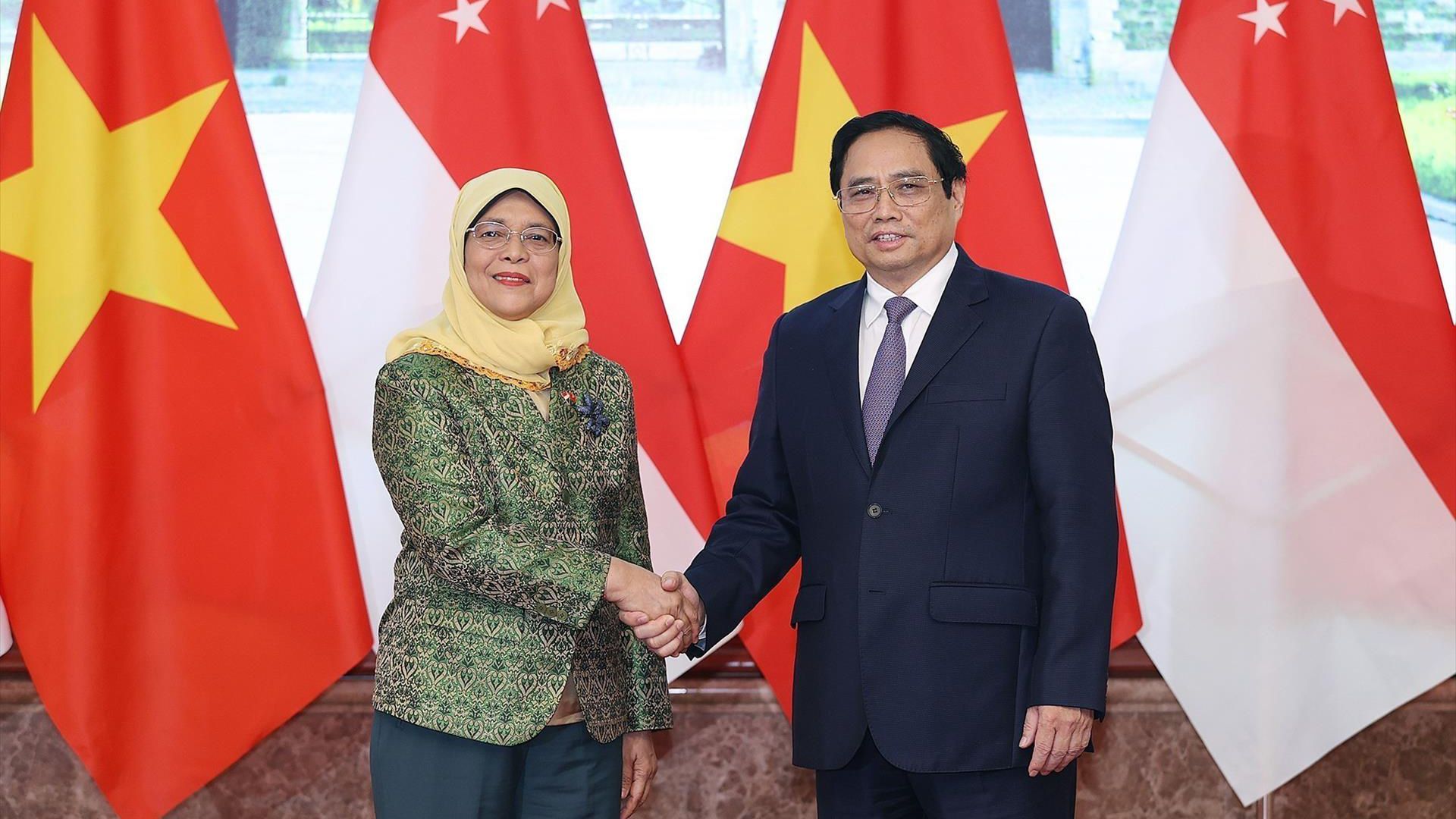 Quan hệ Đối tác chiến lược Việt Nam-Singapore sâu rộng và thực chất