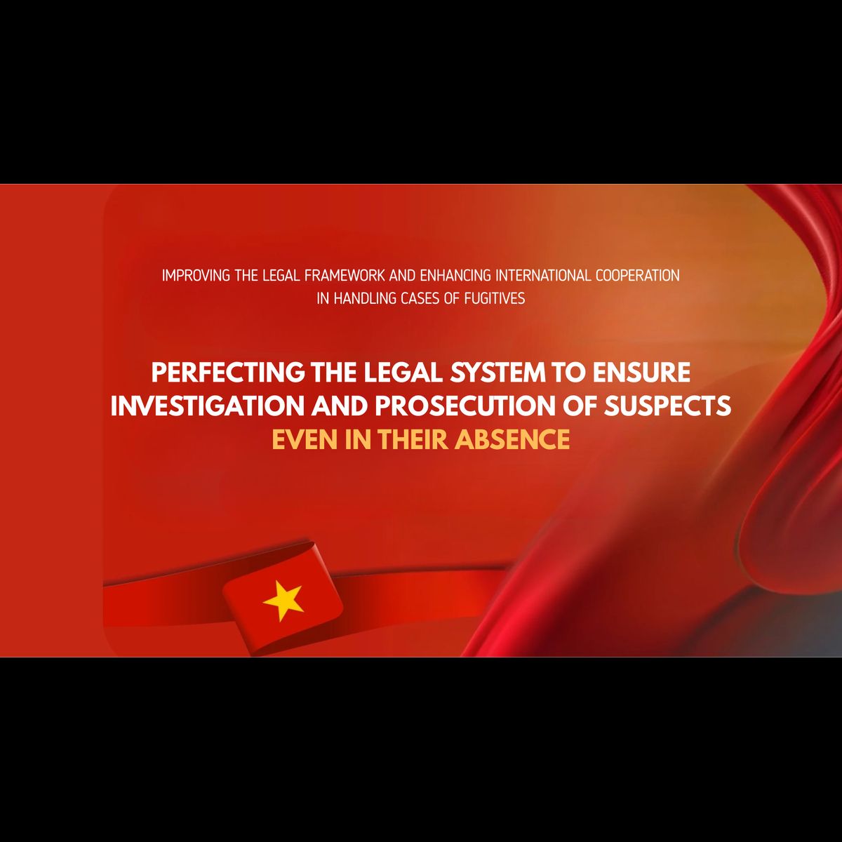 Perfecting the legal system to ensure investigation and prosecution of ...