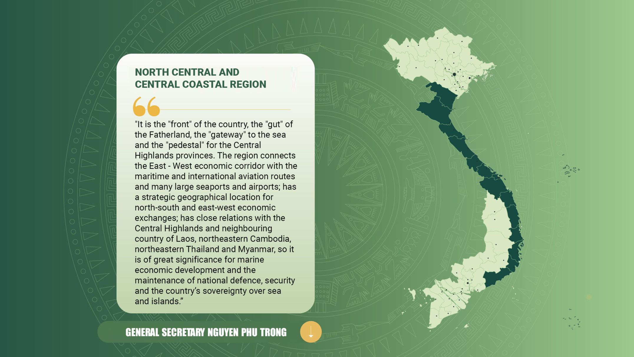 Creating new will and aspiration to promote regional potential